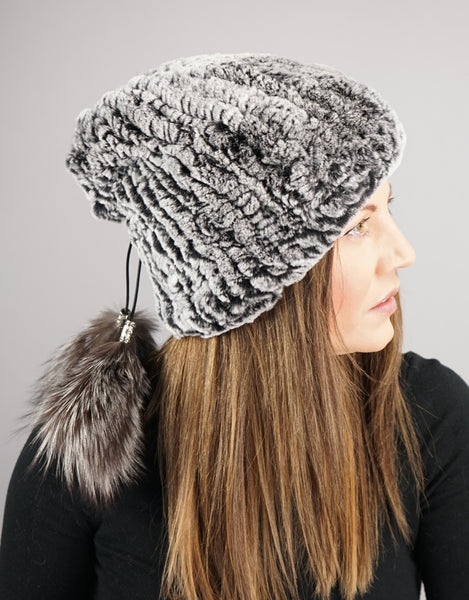 Draw Slouch Hat - Black Snow - Snowflake
