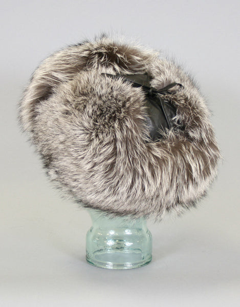 Fur RCMP Hat-Coyote - Snowflake